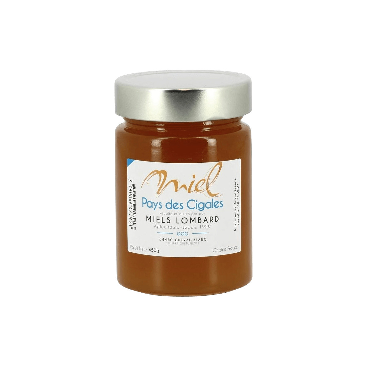 Miel Du Pays Des Cigales 450g Origine France